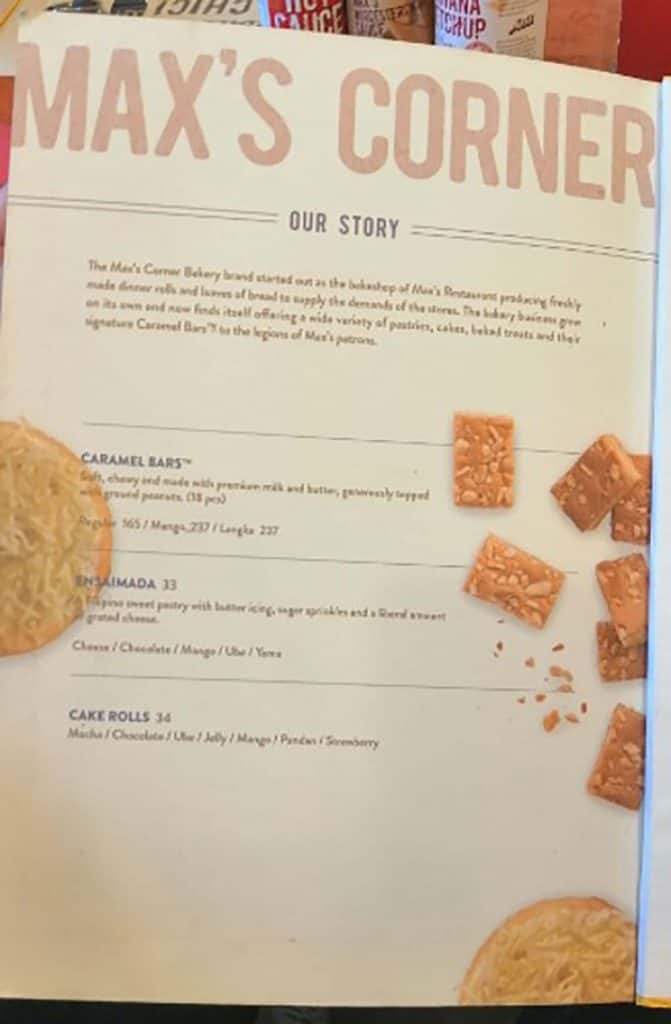 Max's Restaurant Menu Philippines (2025) — Philippine Menus