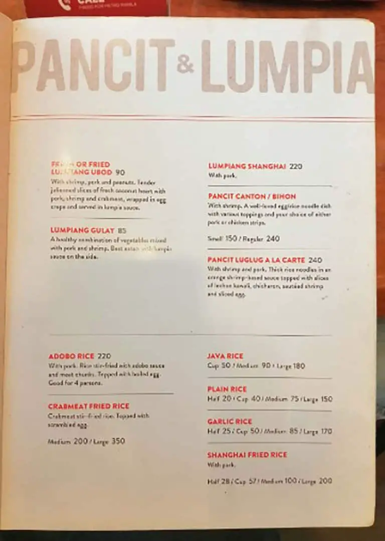 Max's Restaurant Menu Philippines (2025) — Philippine Menus