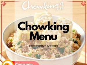 Chowking Menu Philippines (2025) — Philippine Menus