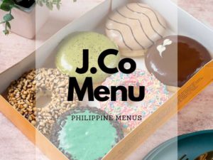 JCo Menu Philippines (2025) — Philippine Menus