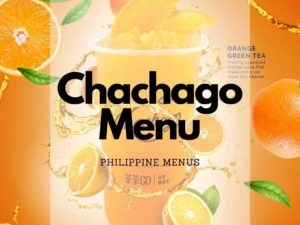 Chachago Menu Philippines (2025) — Philippine Menus