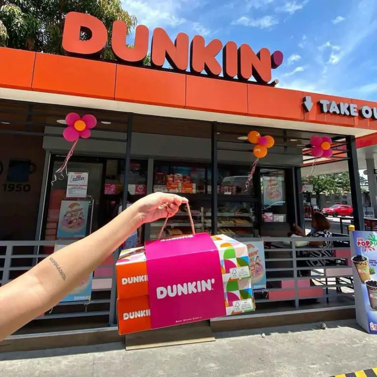 Dunkin Donuts Menu Philippines (2025) — Philippine Menus