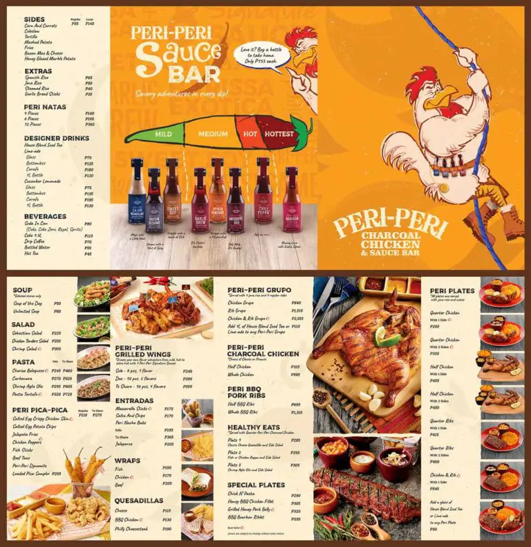 Peri Peri Chicken Menu Philippines (2025) — Philippine Menus