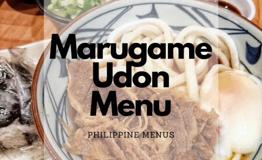 Philippines Menus — Page 2 of 10 — Philippine Menus