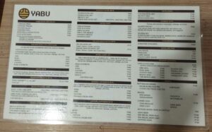 Yabu Menu Philippines (2025) — Philippine Menus