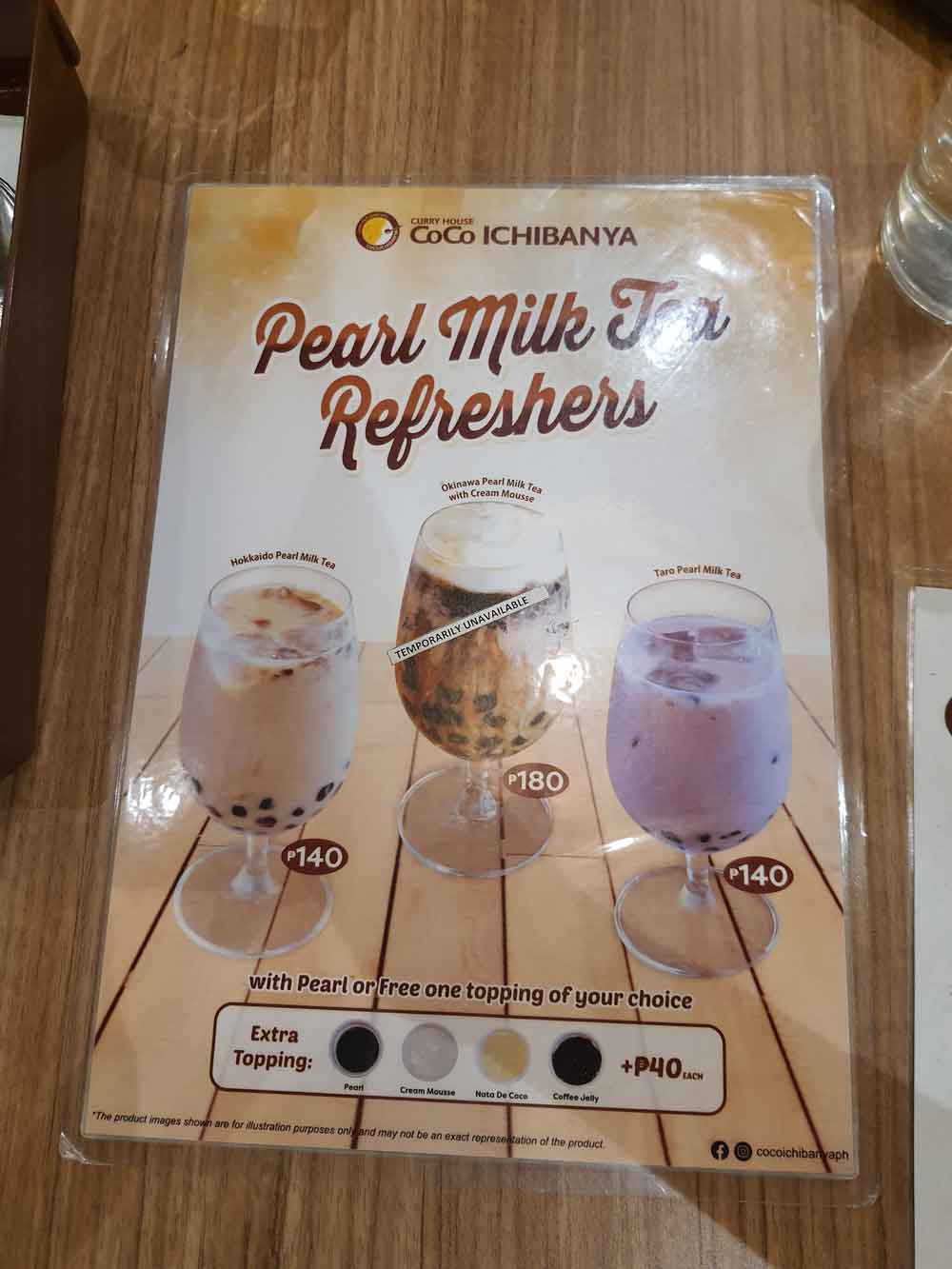 Coco Ichibanya Menu Philippines (2025) — Philippine Menus