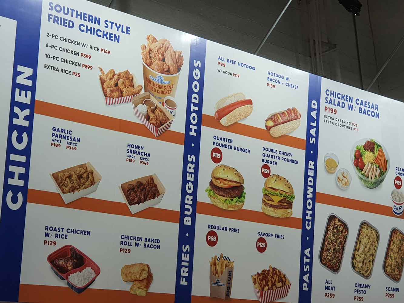 S&R Menu Philippines (2025) — Philippine Menus