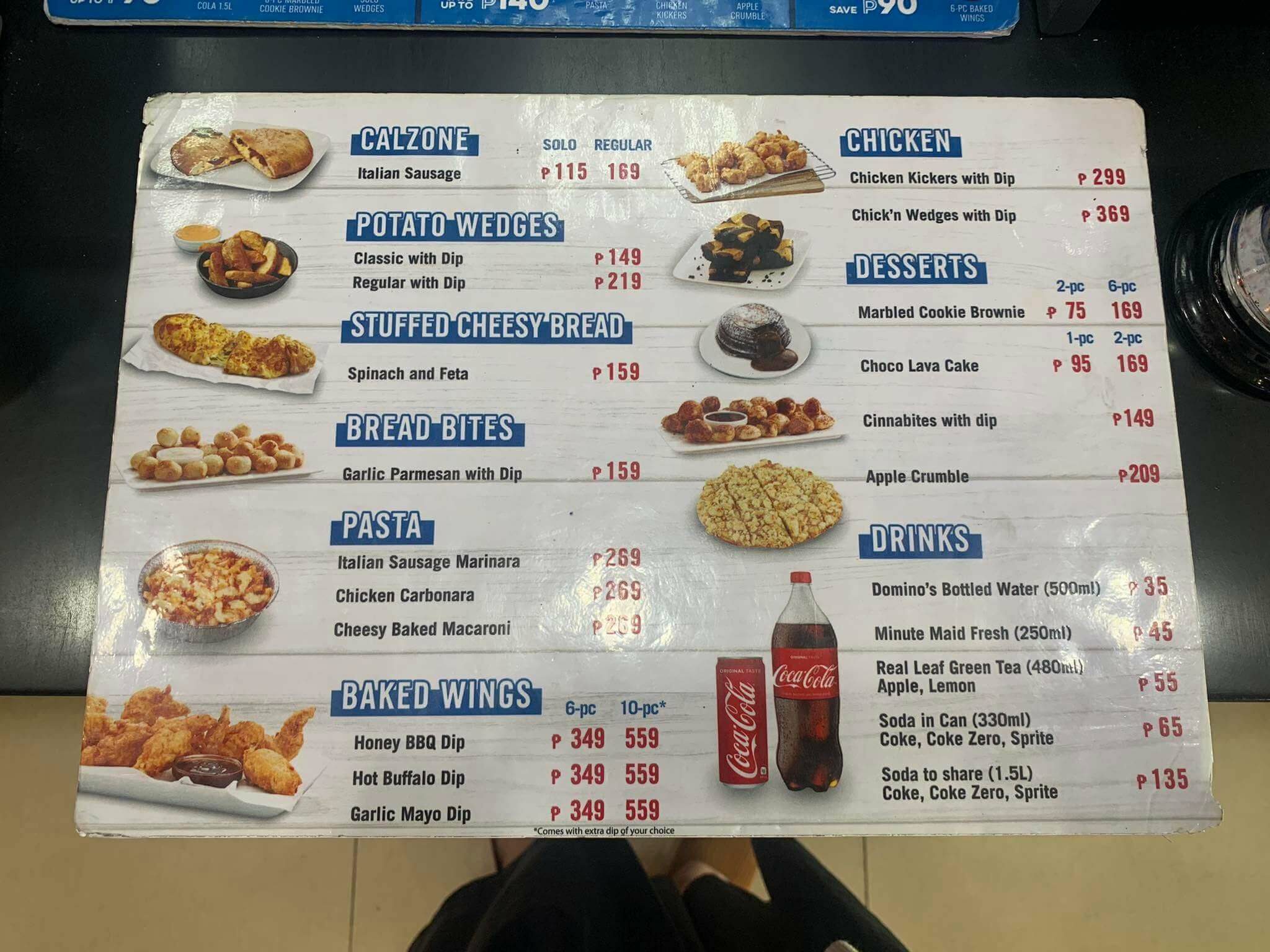Dominos Menu Philippines (2025) — Philippine Menus