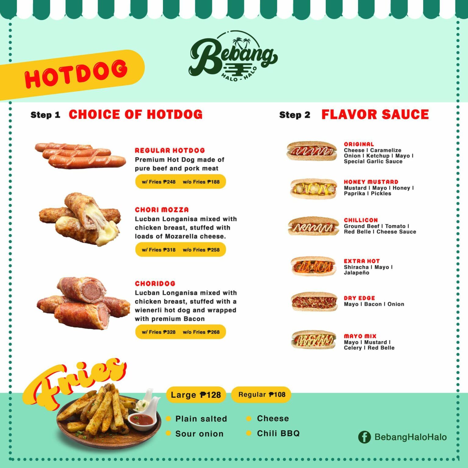 Bebang's Halo Halo Menu Philippines (2025) — Philippine Menus