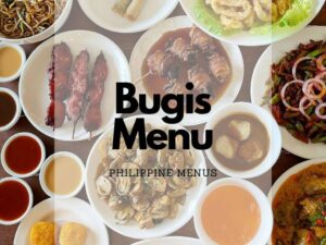 Bugis Menu Philippines (2023) — Philippine Menus