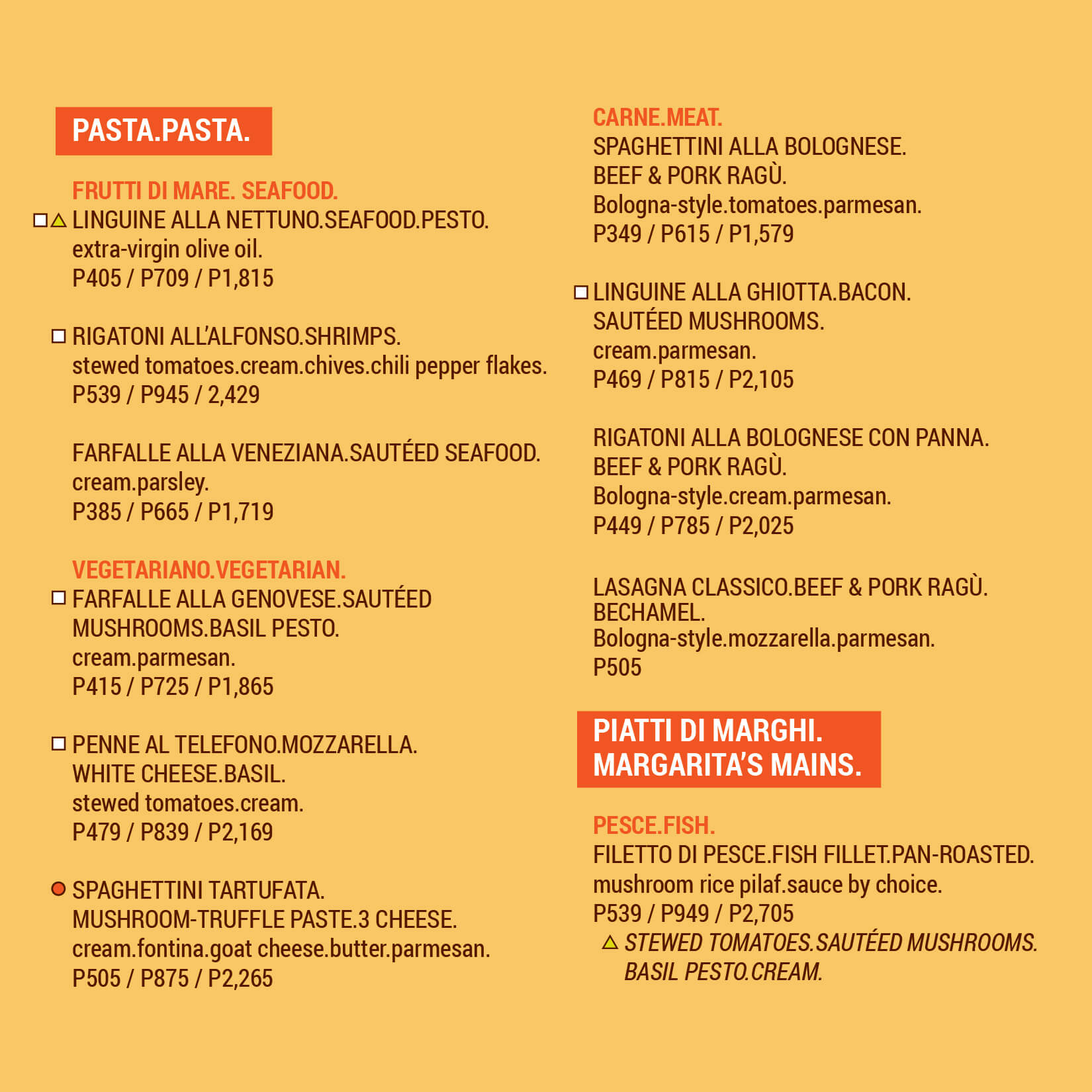 Cibo Menu Philippines (2025) — Philippine Menus