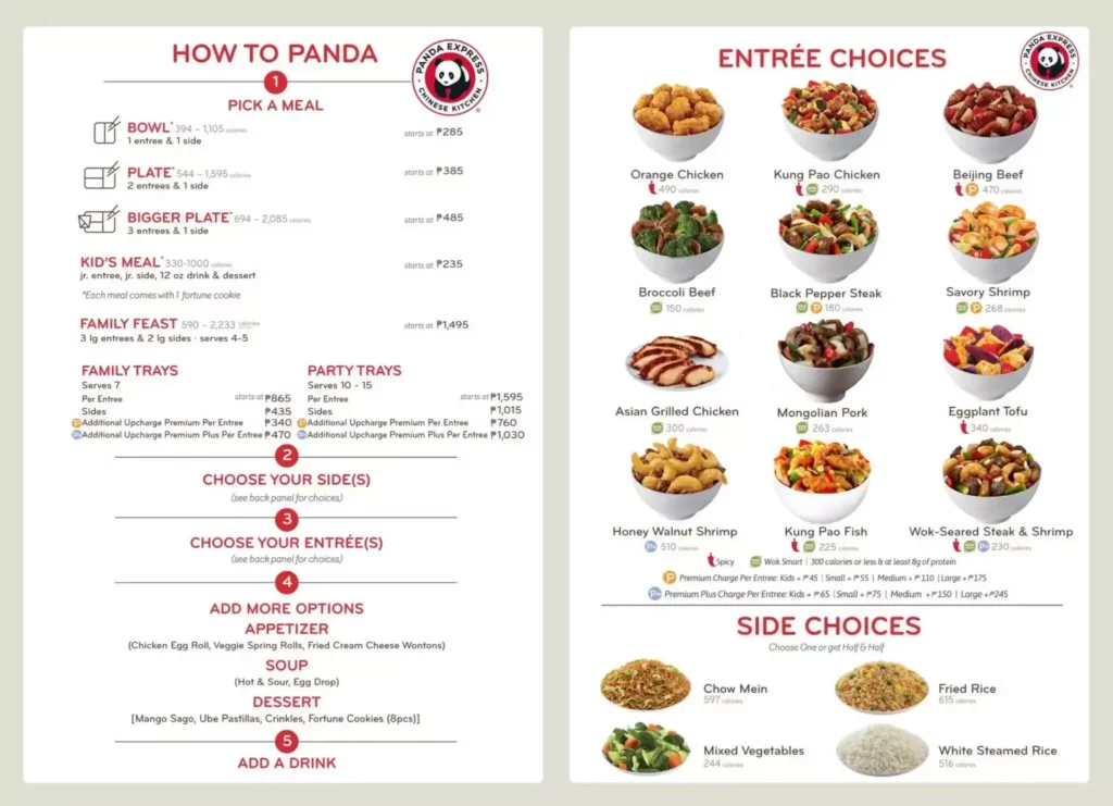 Panda Express Menu Philippines 2025 Philippine Menus