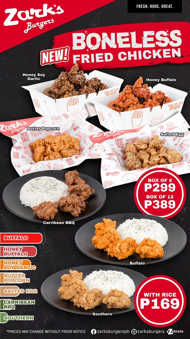 Zark's Burger Menu Philippines (2025) — Philippine Menus