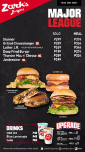 Zark's Burger Menu Philippines (2025) — Philippine Menus