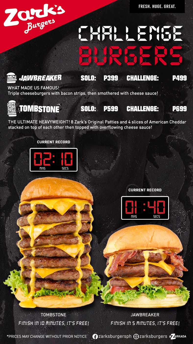 Zark's Burger Menu Philippines (2025) — Philippine Menus