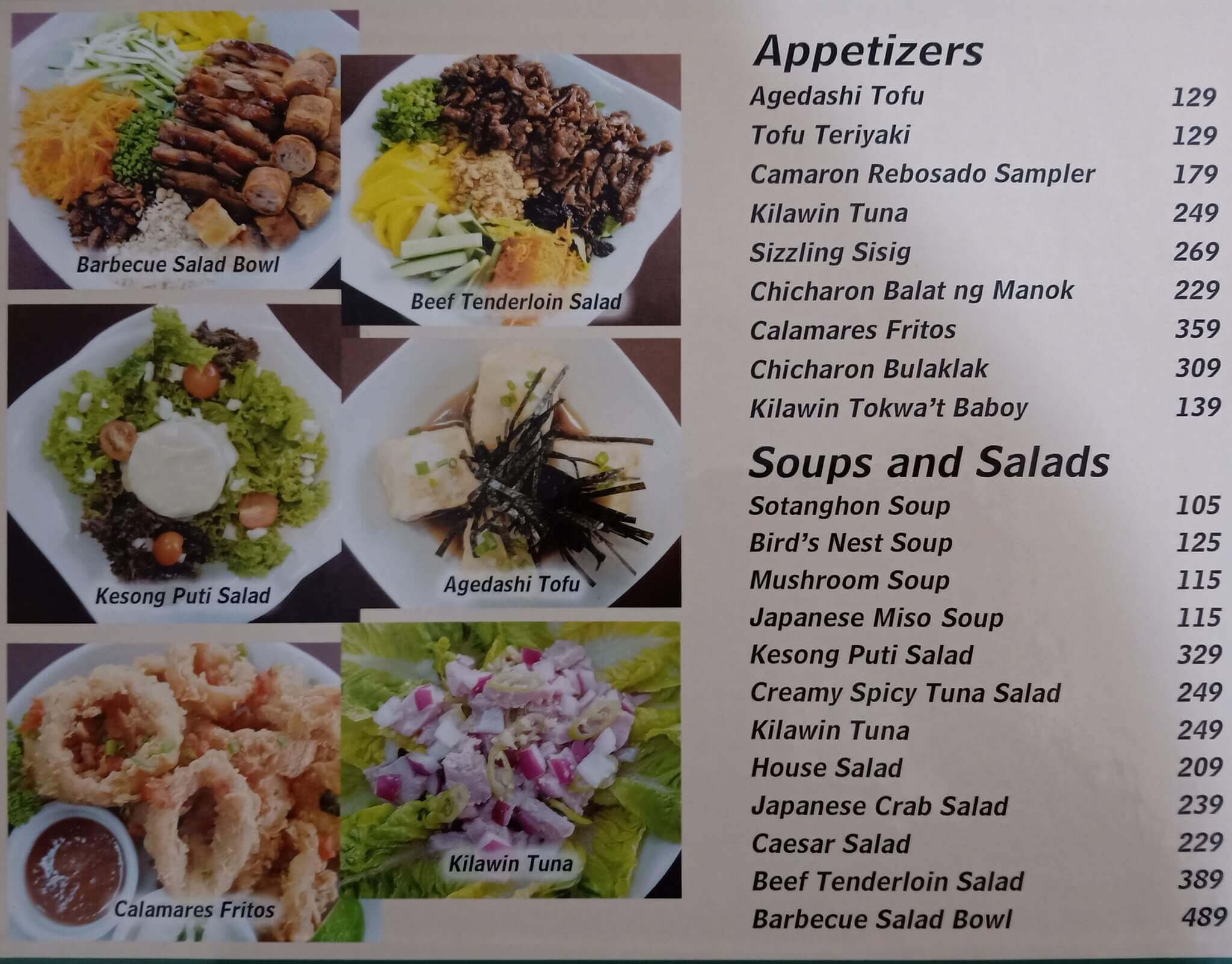 Alex the III Menu Philippines (2025) — Philippine Menus
