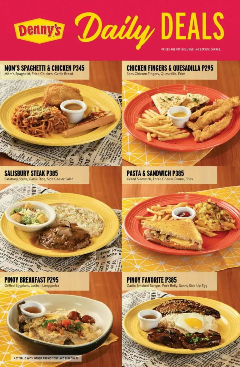 Denny's Menu Philippines (2025) — Philippine Menus