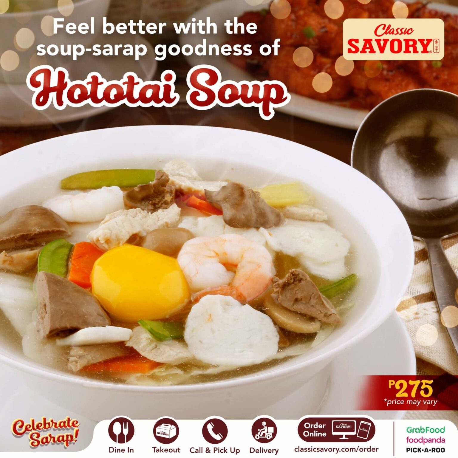 Classic Savory Menu Philippines (2025) — Philippine Menus