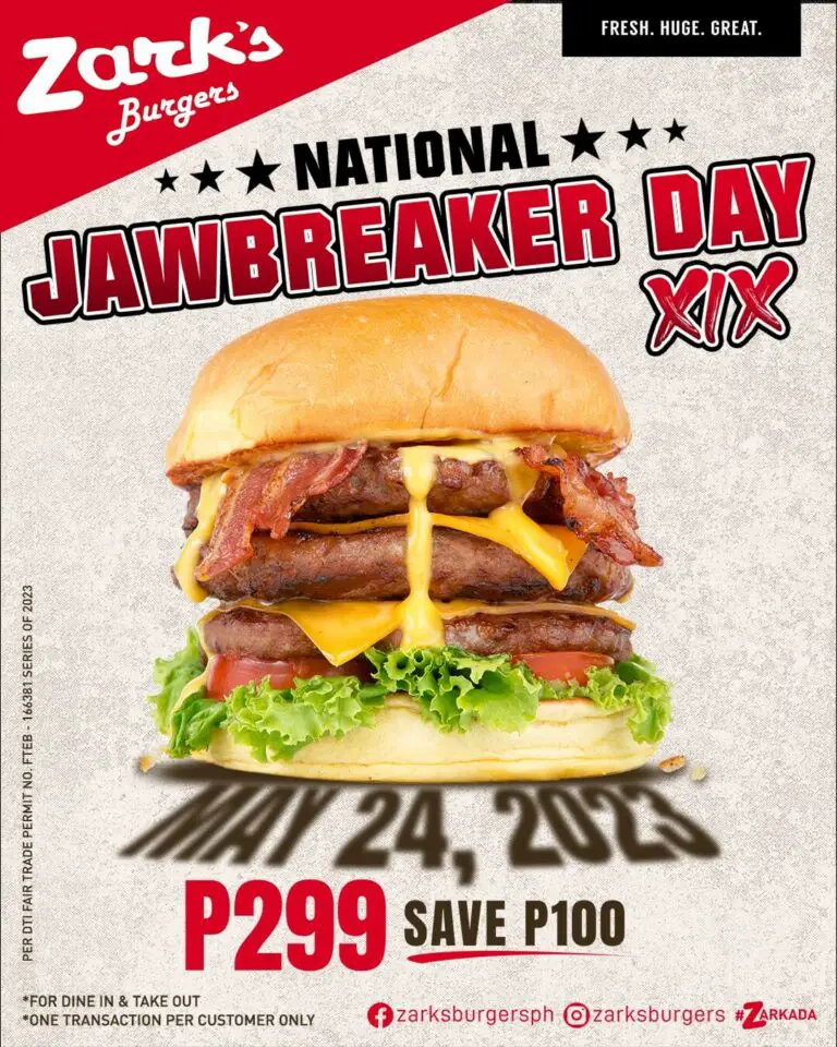 Zark's Burger Menu Philippines (2025) — Philippine Menus