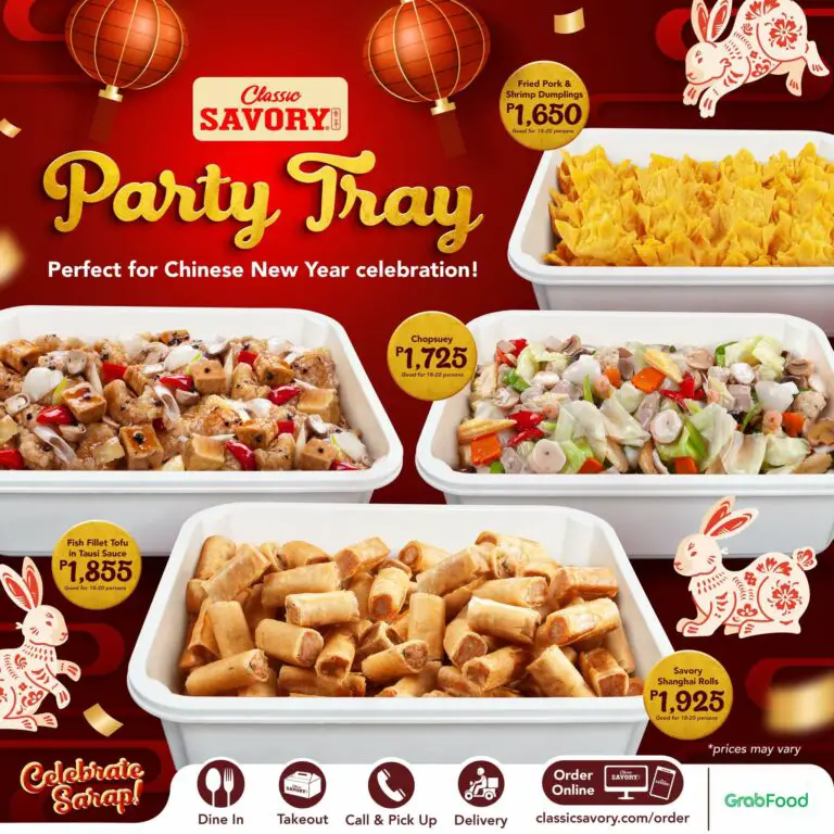 Classic Savory Menu Philippines (2025) — Philippine Menus