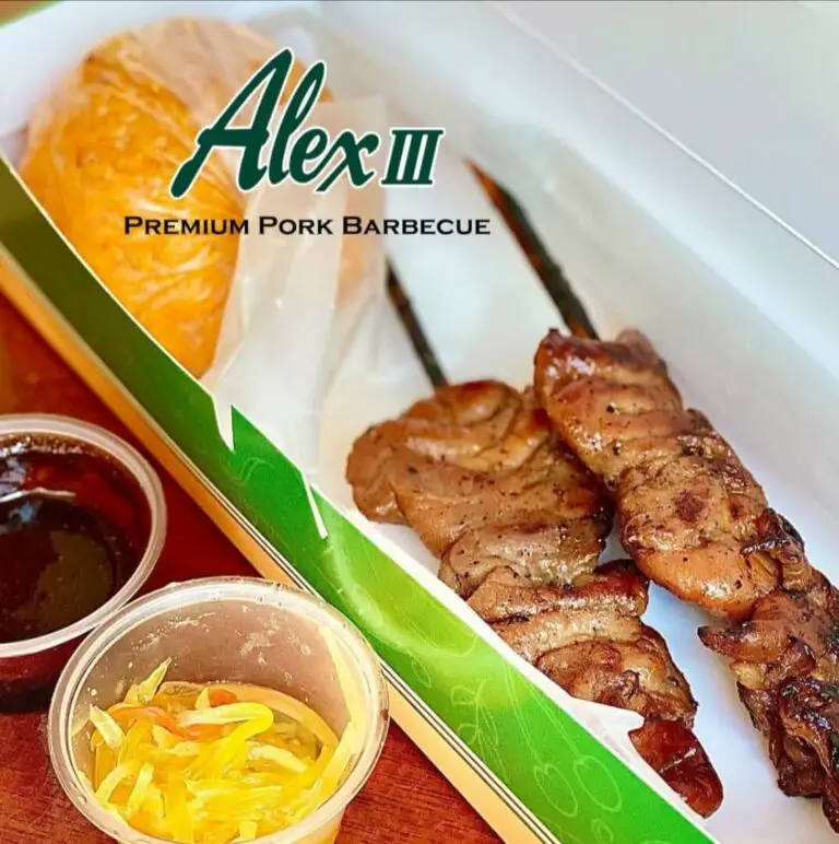 Alex the III Menu Philippines (2025) — Philippine Menus