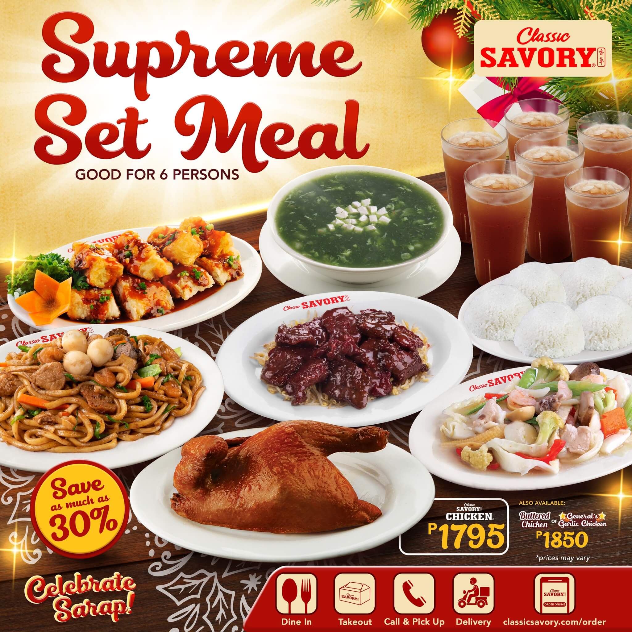 Classic Savory Menu Philippines (2025) — Philippine Menus