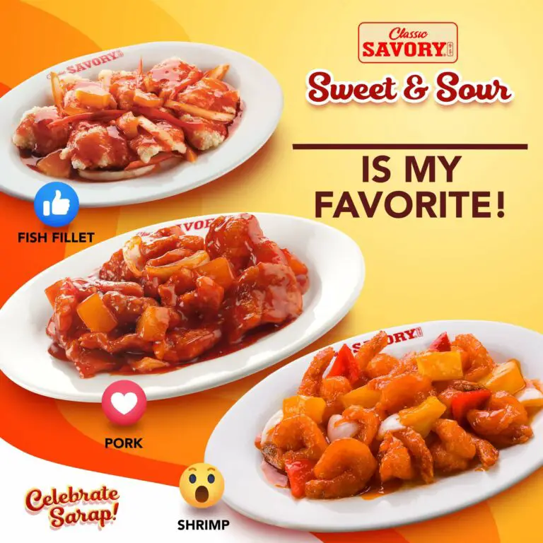 Classic Savory Menu Philippines (2025) — Philippine Menus