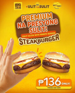 Minute Burger Menu Philippines (2025) — Philippine Menus