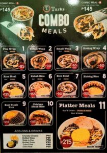 Turks Menu Philippines (2025) — Philippine Menus