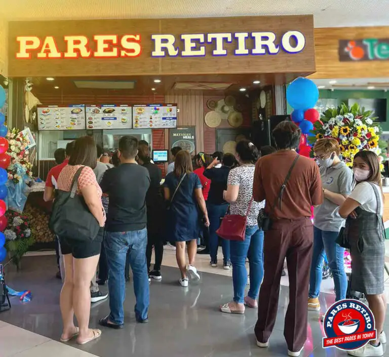 Pares Retiro Menu (2025) Philippines Menus