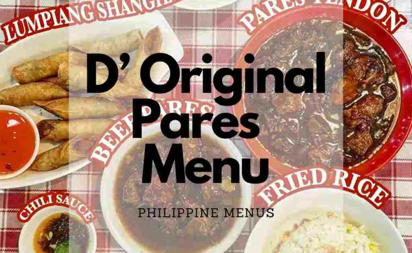 Philippines Menus — Philippine Menus