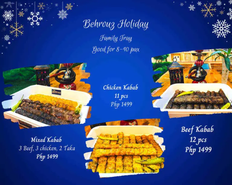 Behrouz Menu Philippines (2025) — Philippine Menus