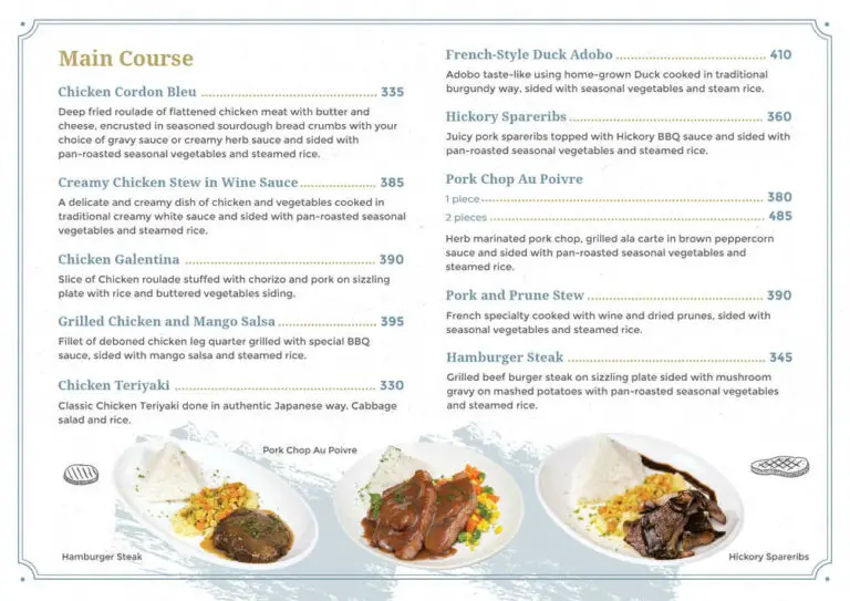 French Baker Menu Philippines (2024) — Philippine Menus