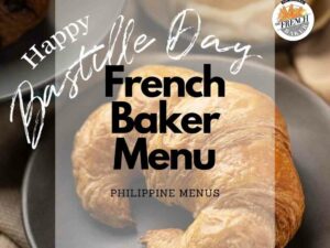 French Baker Menu Philippines (2023) — Philippine Menus