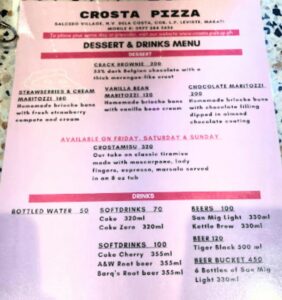 Crosta Pizza Menu Philippines (2025) — Philippine Menus